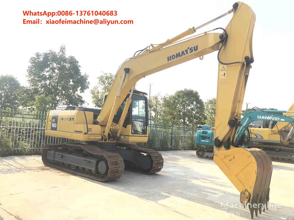 Komatsu PC160 bager guseničar