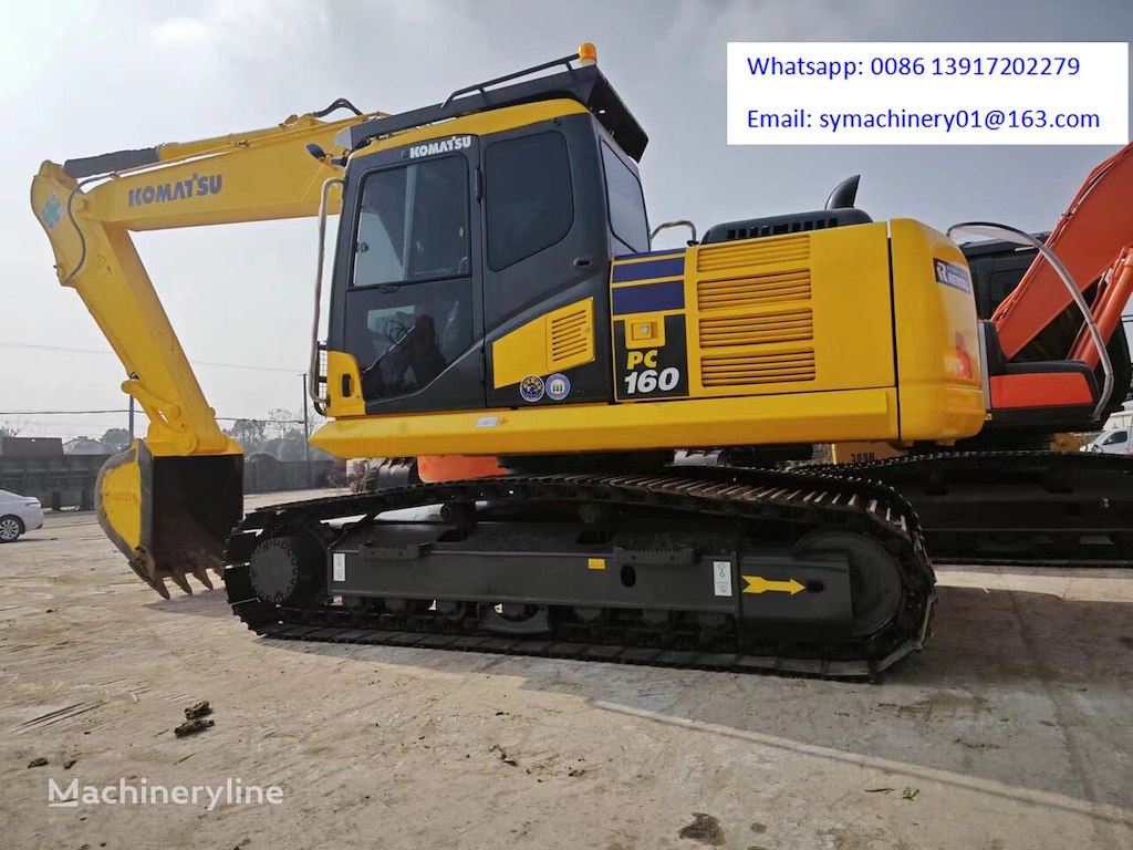 Komatsu PC160 bager guseničar