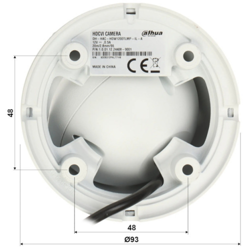 Dahua kamera HAC-HDW1801TLM-IL-A-0360B-S2 2Mpix, HDCVI 3.6mm, Full HD Mic