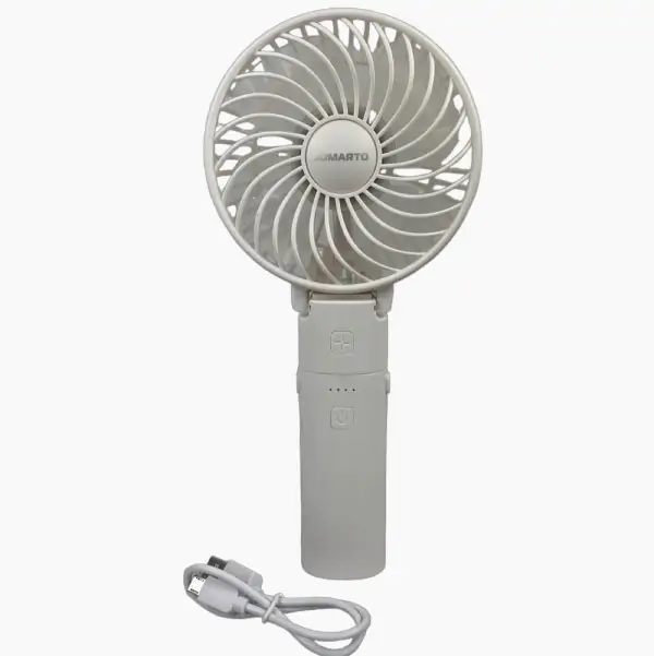 JOMARTO Mini ručni ventilator beli