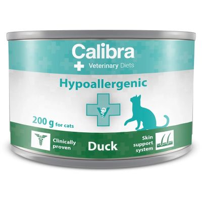 Calibra Veterinary Diets Cat Konzerva Hypoallergenic Pačetina 200g