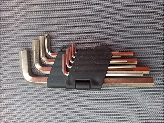 Imbusi - set imbus ključeva 9 komada 1.5-10mm