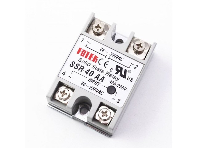 SSR-40 AA Solid State Relay - elektronski rele 40 A