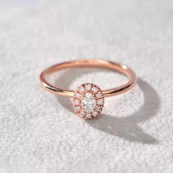 Prsten sa ovalnim dijamantom, 4131
