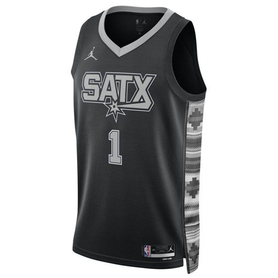 JORDAN × NBA SAN ANTONIO SPURS STATEMENT EDITION SWINGMAN JERSEY '#1 VICTOR WEMBANYAMA'