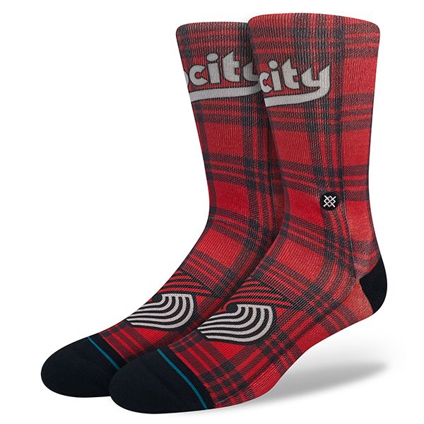 NBA X STANCE 2024 CITY EDITION POLY CREW SOCKS 'PORTLAND TRAILBLAZERS'