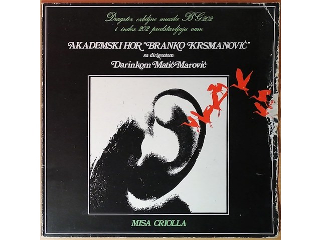 YU klasika LP: HOR B.KRSMANOVIĆ - Misa Criolla (1983)