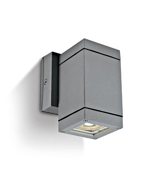 Cube 1-WL, 35W, MR16, GU10, 100-240V, IP54, siva
spoljašnja zidna svetiljka