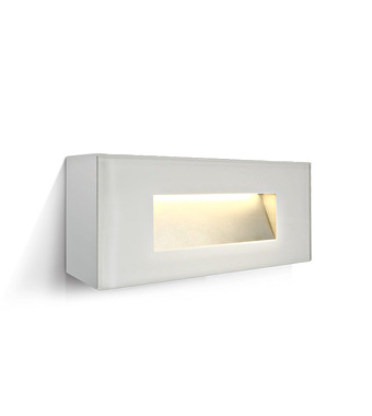 Gela LED 5W 350lm 3000K 220-240V IP65 bela
zidna svetiljka