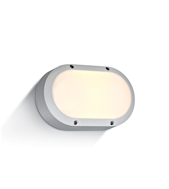 Teiko Oval LED, 10W, 600lm, 3000K, 230V, IP54, bela
zidna svetiljka, kompletno sa driverom