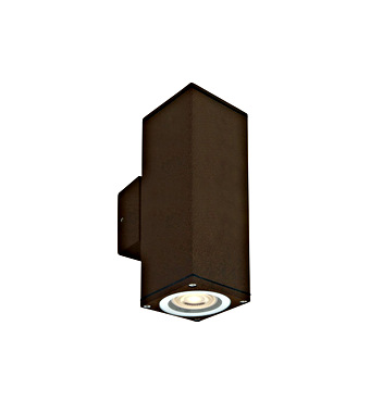 GARO III zidna svetiljka 2x10W MR16 2xGU10 IP54boja rđe