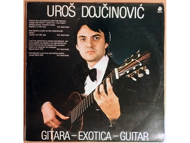 YU klasika LP: UROŠ DOJČINOVIĆ - Gitara exotica (1984)