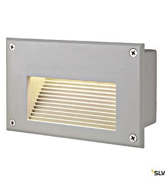 BRICK LED zidna ugradna, srebrnosiva, topla beli LED
Svetiljka