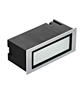 Zimba Pro zidna svetiljka 4W 3000K srebrnosiva IP65
Ugradna zidna svetiljka