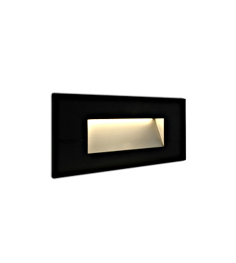 Frisa A LED 5W 350lm 3000K 36° 220-240V IP65 crna
Ugradna zidna svetiljka