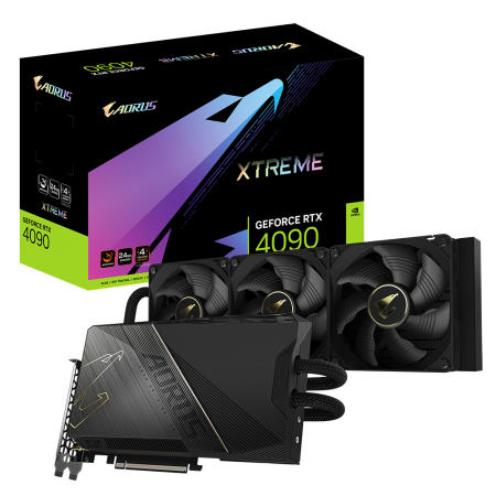 GIGABYTE AORUS GeForce RTX 4090 XTREME WATERFORCE GV-N4090AORUSX W-24GD