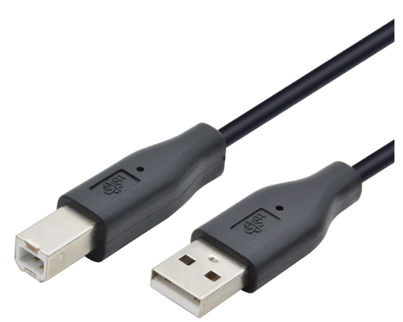 E-GREEN - Kabl USB A - USB B M/M 1.8m crni