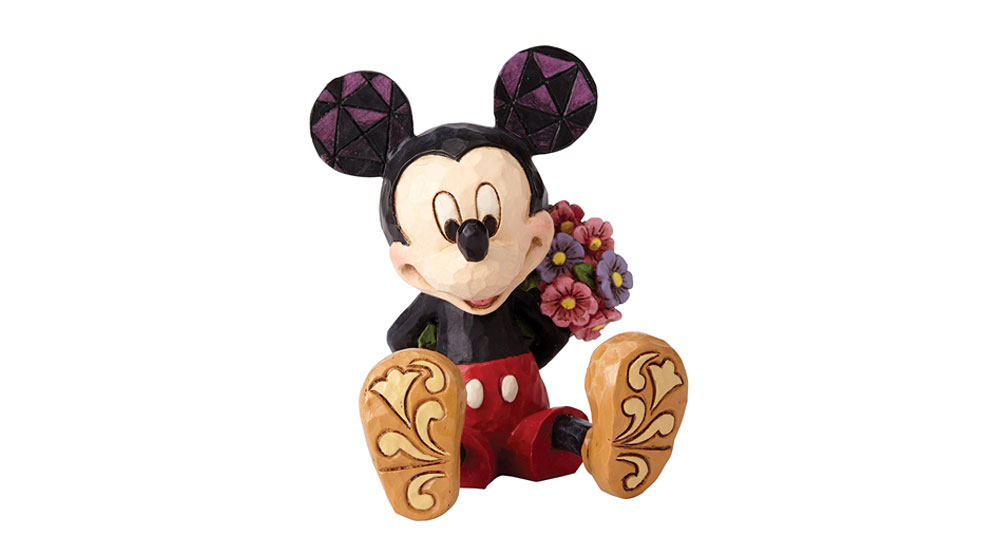 Mickey Mouse with Flowers Mini Figure