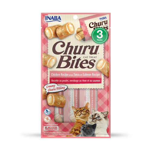 INABA Cat Churu Bites Chicken&Tuna&Salmon 3x10g