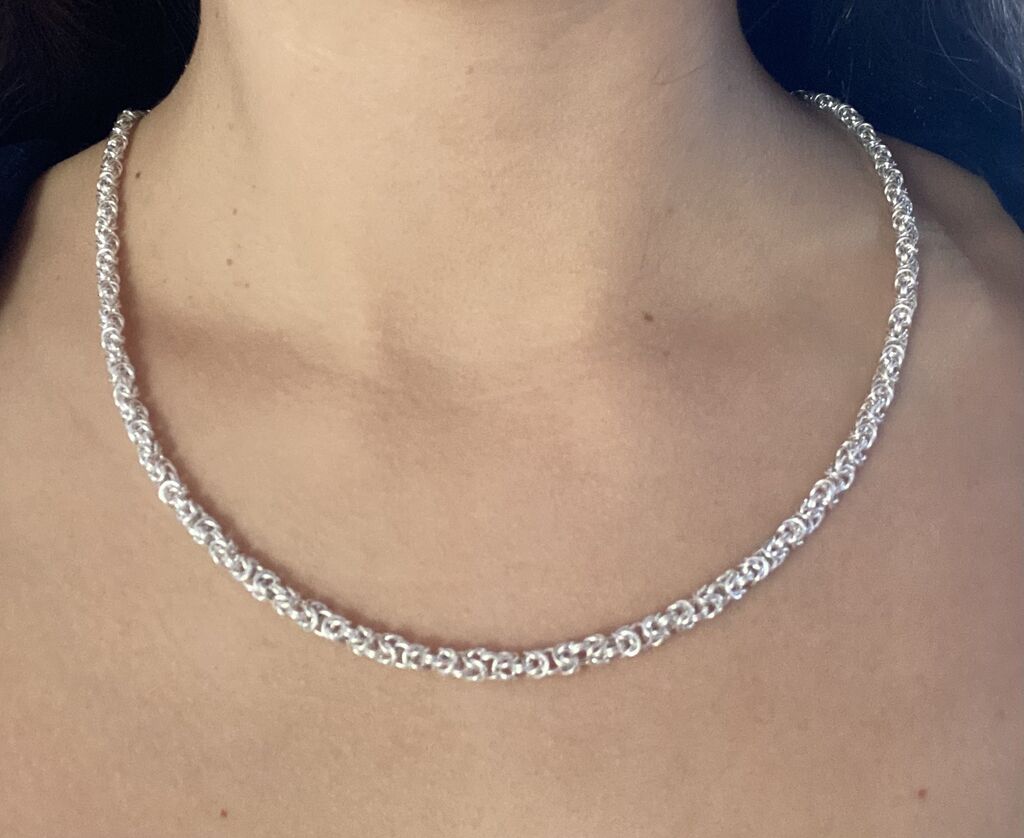 Nov srebrni set ogrlica i narukvica
