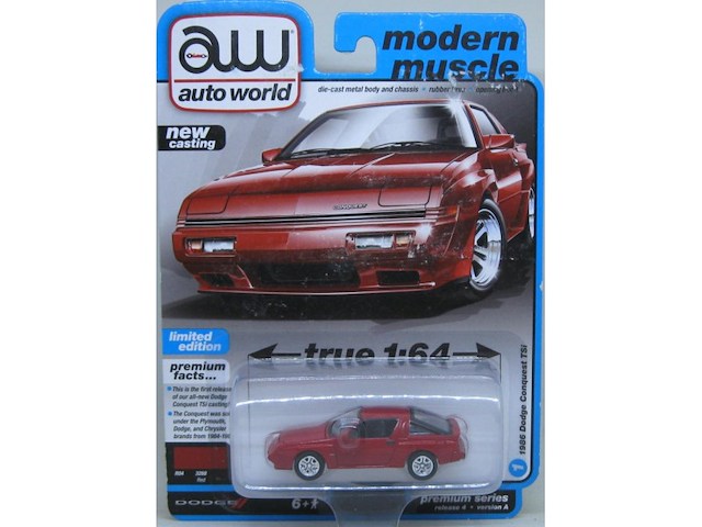 1:64 auto world dodge conquest