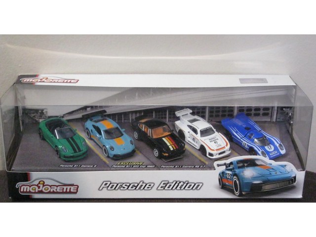 majorette porsche set