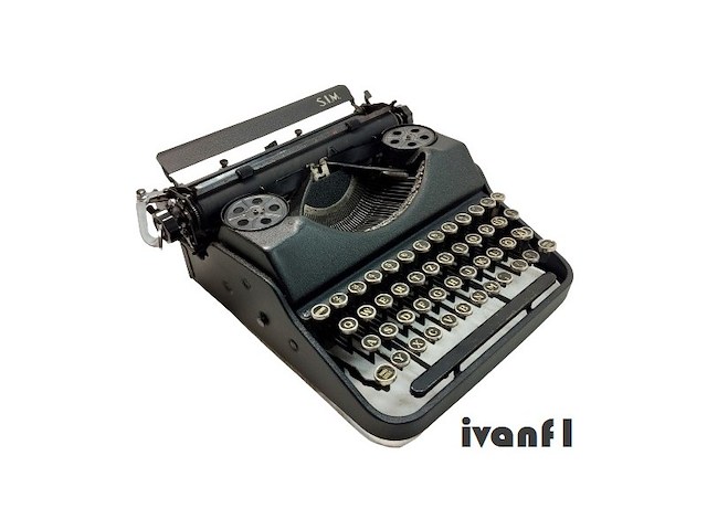 S.I.M. Model 6 - Stara italijanska pisaća mašina (1946)
