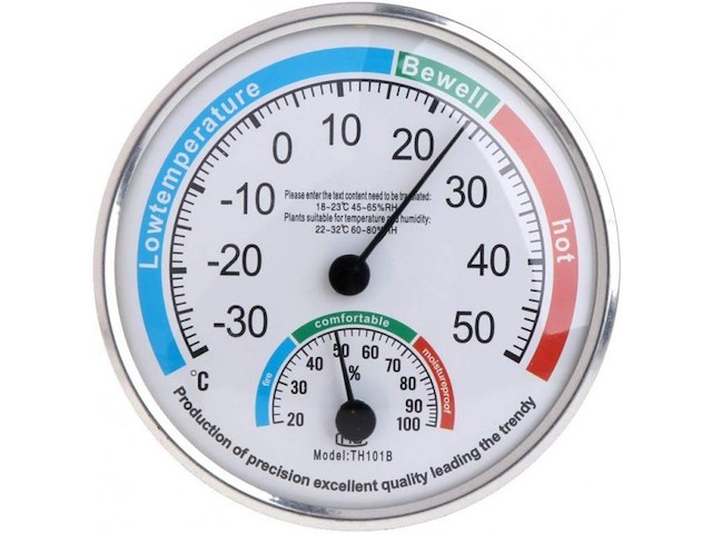 Analogni termometar i merac vlage vazduha