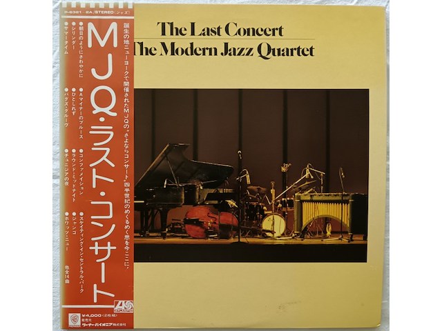 Modern Jazz Quartet - 2LP The Last Concert (Japan Press