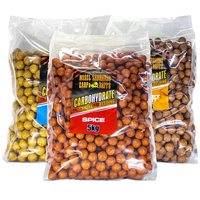 ﻿ MIŠEL ZADRAVEC CARP BAITS – MZCB CARBOHYDRATE FEEDING BOILIES 16mm – 5KG