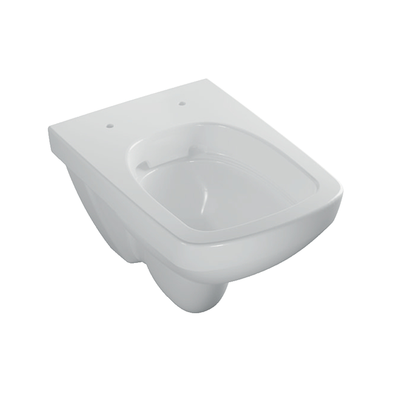 Geberit Selnova Compact konzolna WC šolja, četvrtasti dizajn, smanjena dubina, Rimfree