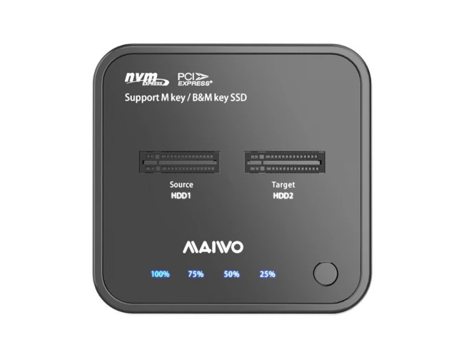 Maiwo (K3016P2) USB-C 3.2 na 2x M.2 NVMe Clone USB HUB