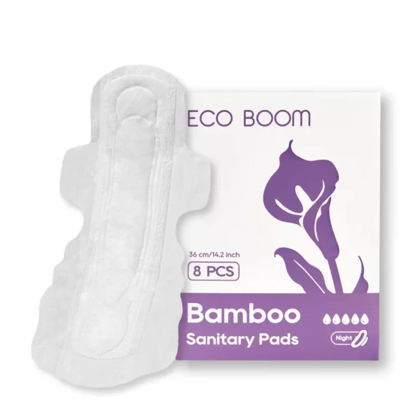 Eco Boom biorazgradivi higijenski ulošci – noćni 8kom