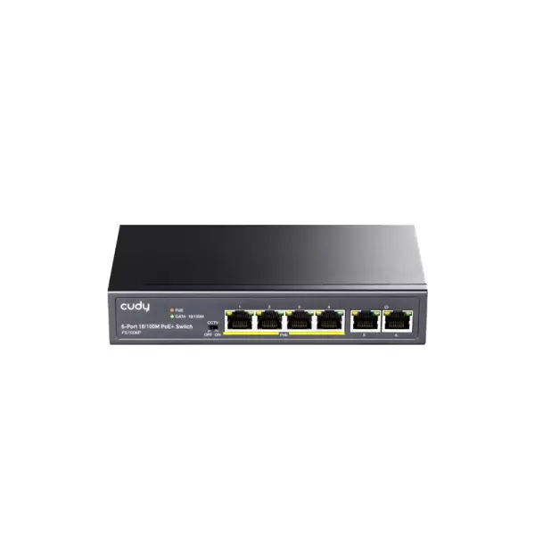 Cudy FS1006P 6-Port 10/100M PoE+ Switch, 60W