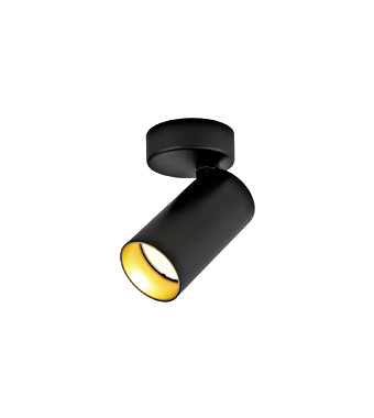KAMI, 1x max. 10W, GU10, crna/zlatna
Zidna i plafonska svetiljka