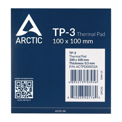Procesor kuler dod TP-3 100x100mm, 0.5mm,Termalna podlogaID EK000594508