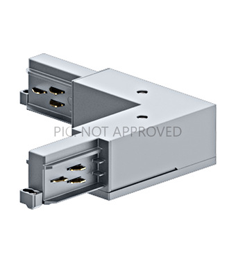 TRACK ON trofazni konektor 90° spoljnji DALI srebrna
spoljašnje