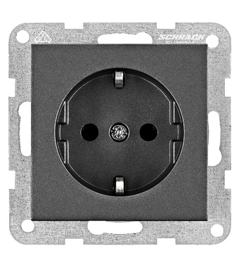 Šuko utičnica, stezaljke na oprugu, antracit
VISIO S 55 (55x55)