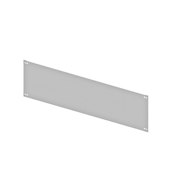Blind Front Plate 1095mm B7 sheet steel
for AC Modular enclosures, RAL7035, 5B7, H=322 W=1095 D=18mm