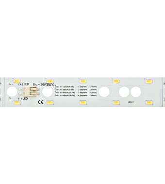 LED PCB modul 18 WW (Toplo bela) - IP20, CRI/RA 80+