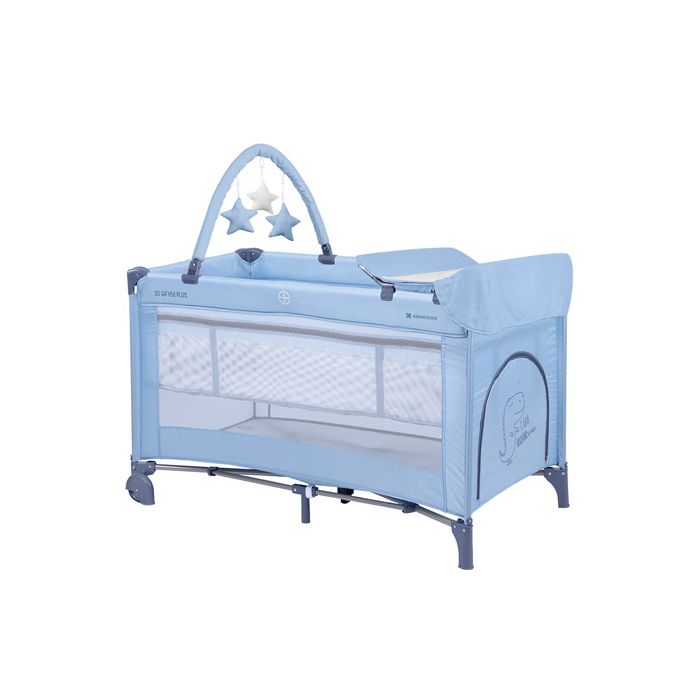 Kikka Boo Prenosivi krevetac za bebe So Gifted Plus 2 nivoa sa pultom Blue KKB11132