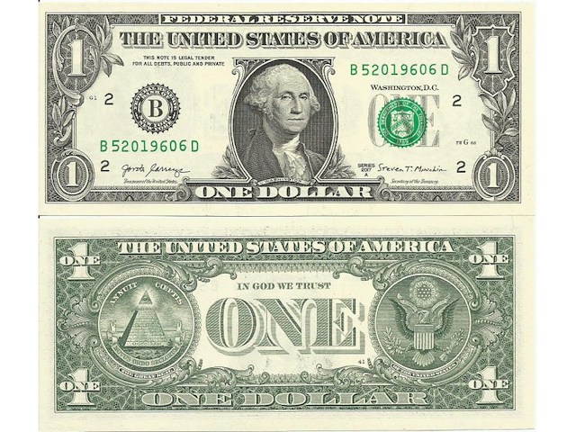 USA 1 dollar 2017. UNC B= NEW YORK