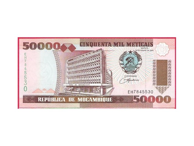 Mozambik 50000 Meticais 1993. UNC