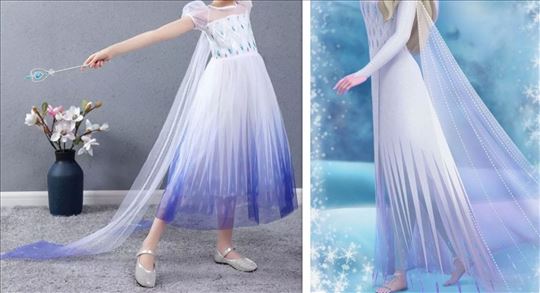 Bela 5 Elza Frozen 2 kostim kostimi haljina