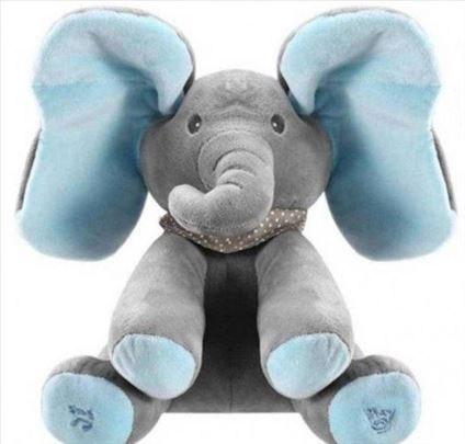 Raspevano slonce za decake novo plavi slon pevac