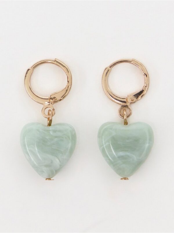 Minđuše – Earrings with hearts