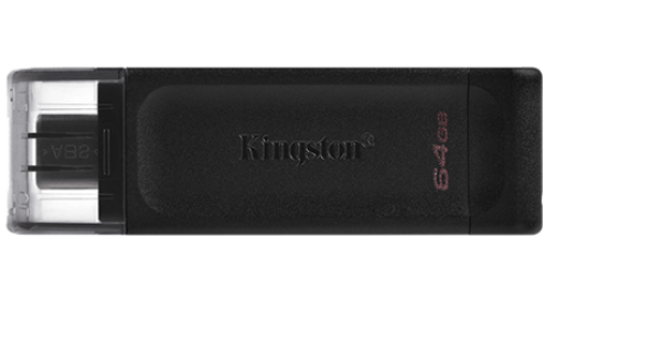 FLASH DRIVE 64GB USB 3.2 Kingston DataTraveler 70 black DT7064GB *