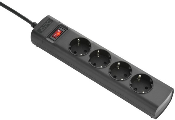 APC UPS Power Strip, 4x CEE 7/3 Schuko outlets, IEC C14 Plug, 230V 10A ( PZ42I-GR )