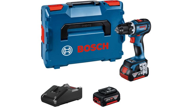 Bosch AKUMULATORSKA BUŠILICA - ODVRTAČ + L-BOXX KOFER GSR 18V-90 C (06019K6006)