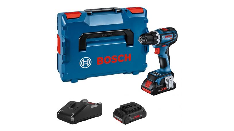 Bosch AKUMULATORSKA BUŠILICA-ODVRTAČ GSR 18V-90 C; 2x4,0 Ah ProCORE + L-Boxx kofer (06019K6004)